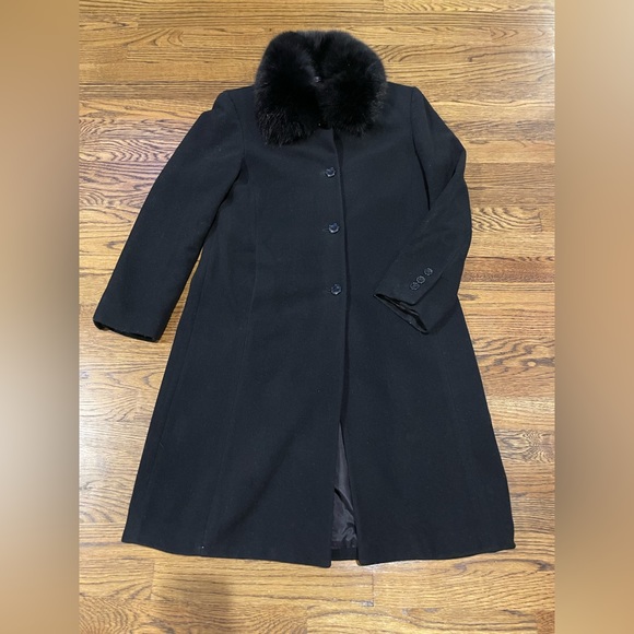 Halston Heritage | Jackets & Coats | Vintage Halston 0 Lambs Wool Fur ...